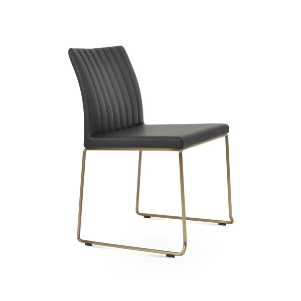 sohoConcept Zeyno Stackable Dining Chair In Brass | Wayfair